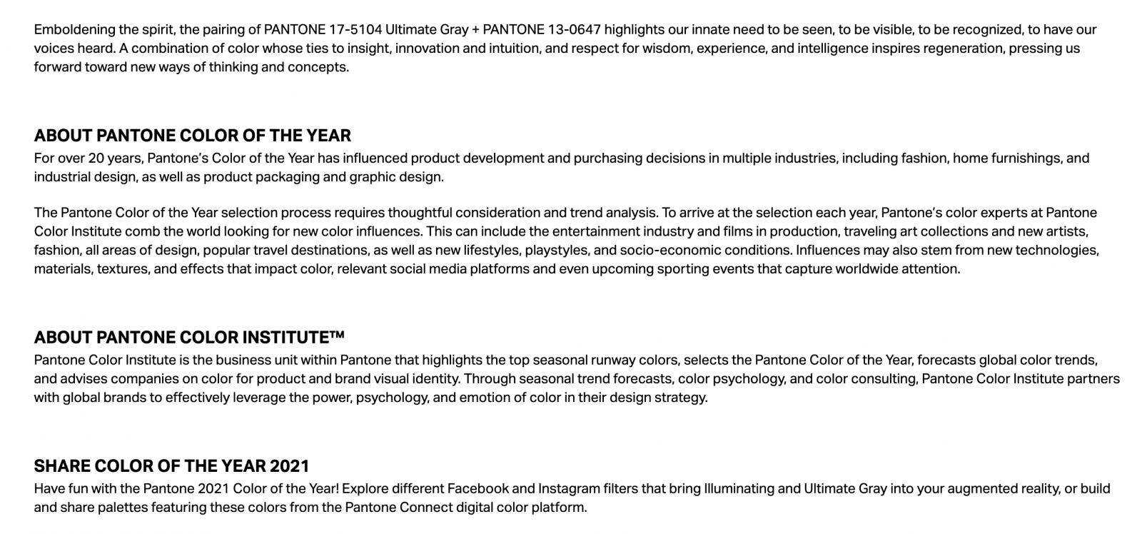 Pantone Color of the Year 2021 - Introduction | Pantone Australia